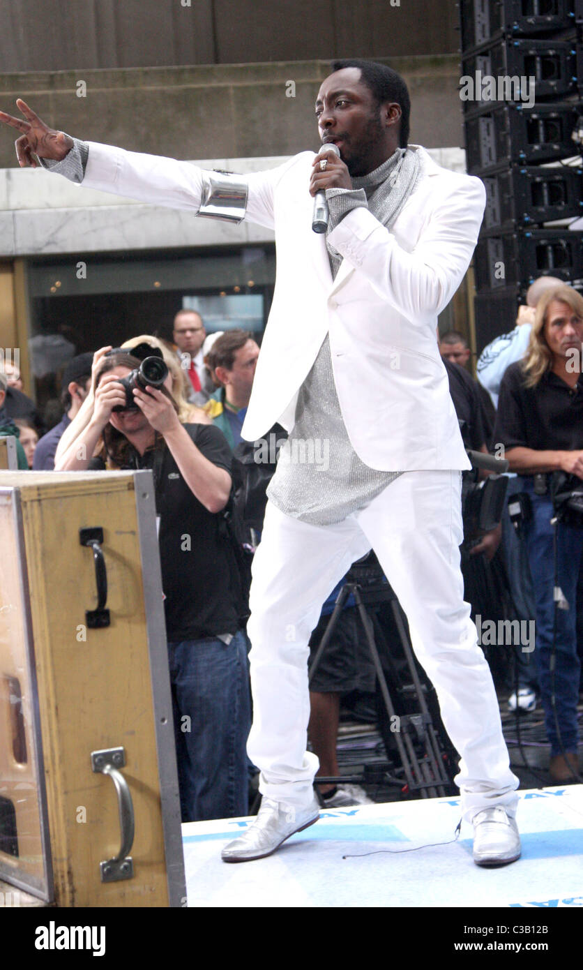 will.i.am Black Eyed Peas performing live on the Today Show's Concert ...