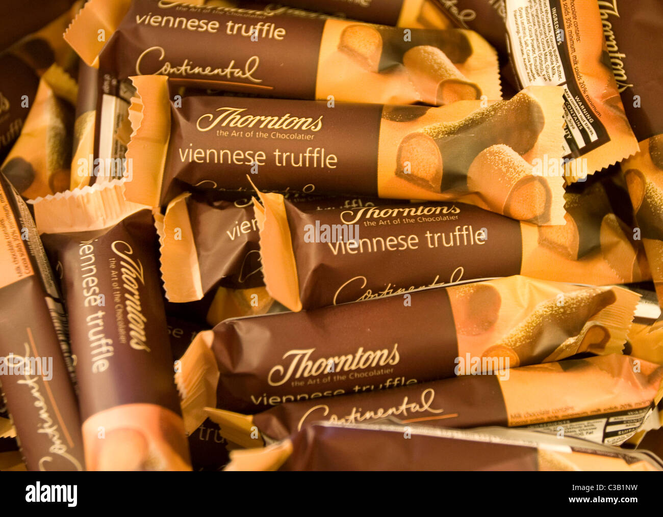 Illustrative image of Thorntons chocolate products Stock Photo - Alamy