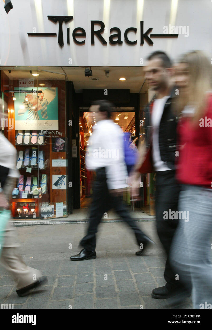 A Tie Rack store in Covent Garden Stock Photo - Alamy