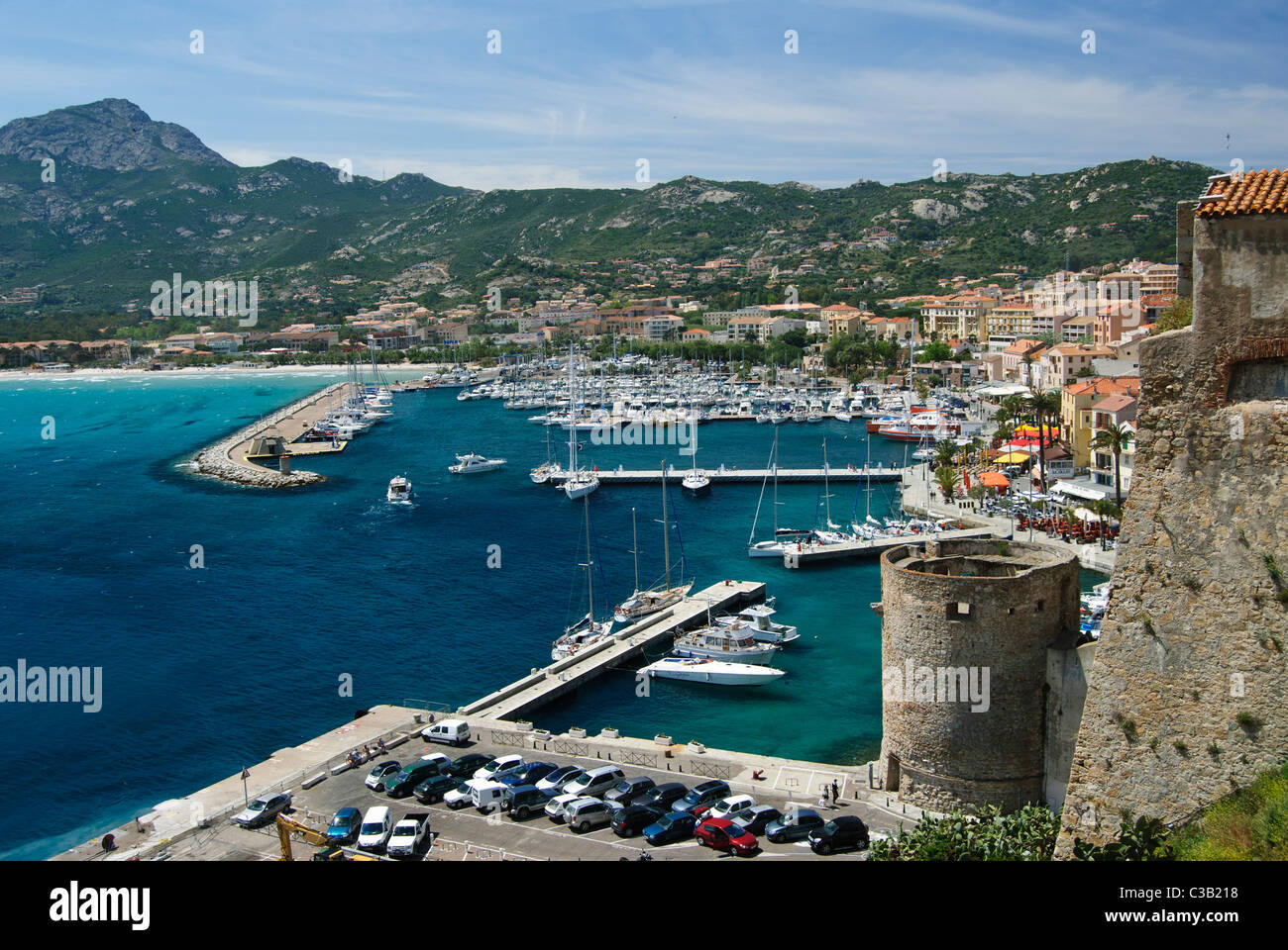 Corsica calvi harbour hi-res stock photography and images - Alamy