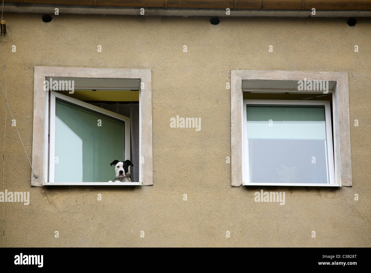 Facade open windows hi-res stock photography and images - Alamy