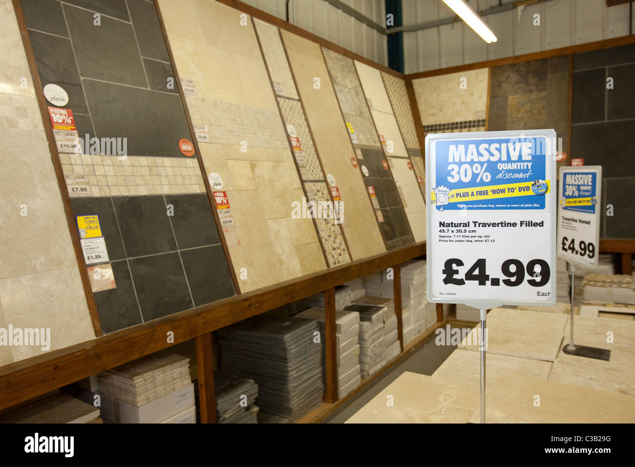 Illustrative image of a Topps Tiles store Stock Photo - Alamy