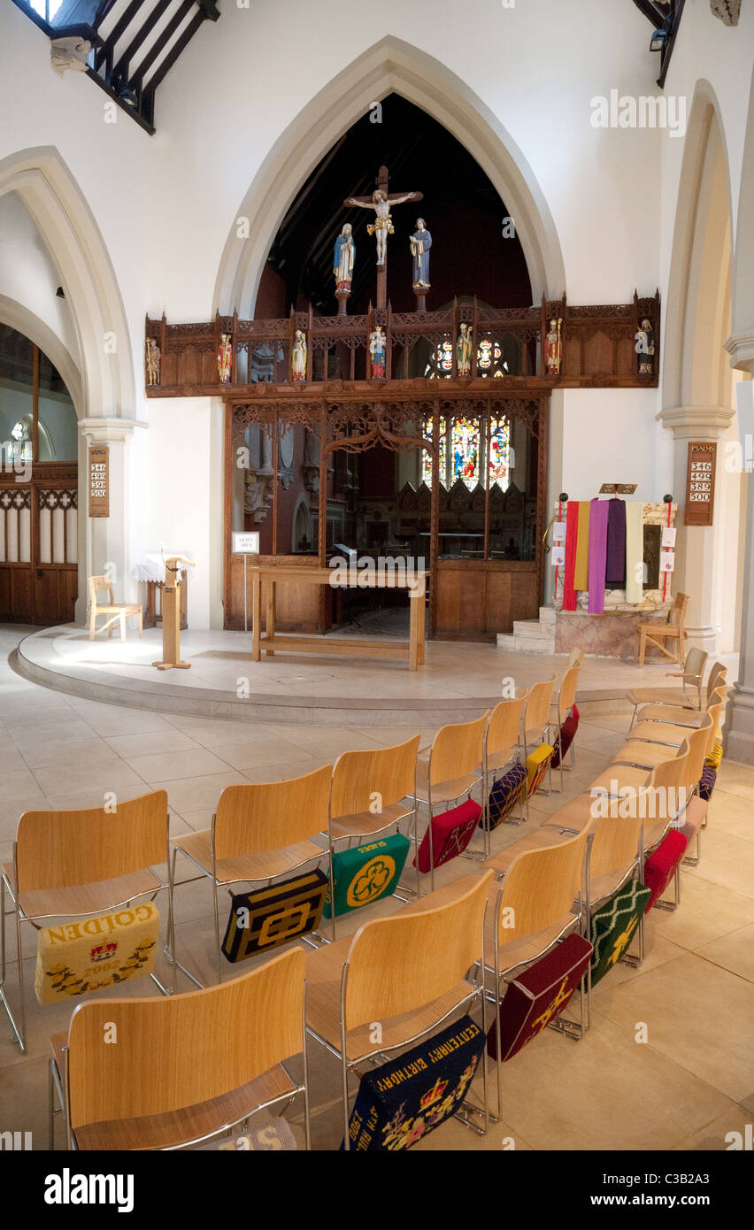 Empty Church, Wallingford Oxfordshire UK Stock Photo - Alamy