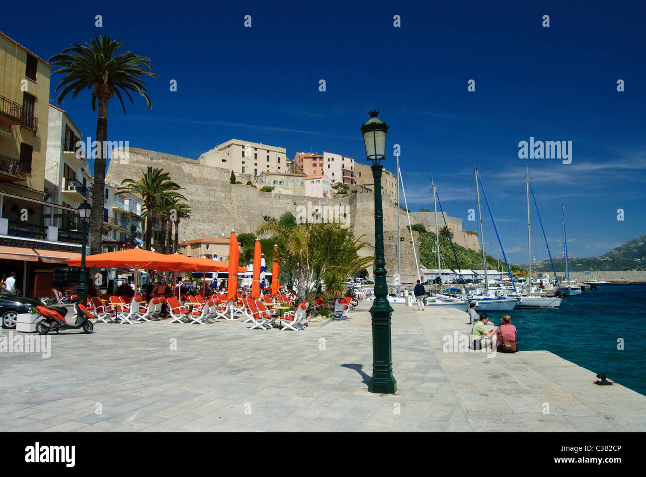 Calvi old town hi-res stock photography and images - Alamy