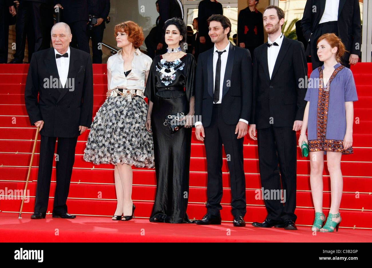 Fanny Ardant and the cast of 'Hommage To Fanny Ardent' 2009 Cannes ...