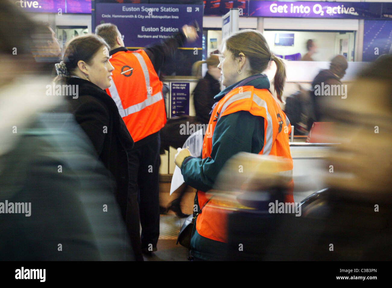 London underground staff hi-res stock photography and images - Alamy