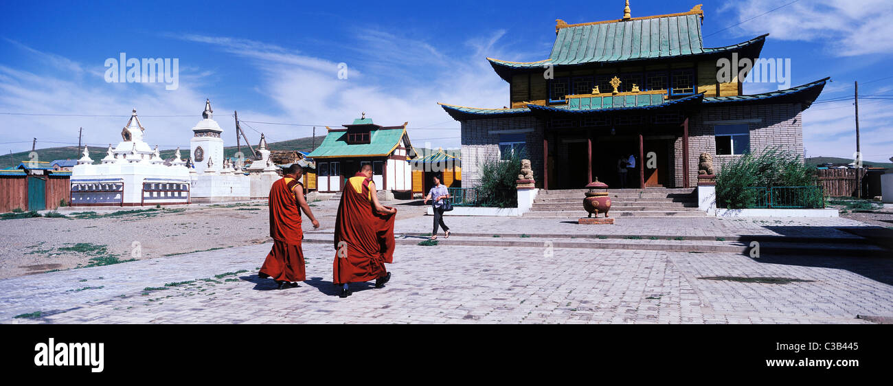Mongolia, Ovorkhangai province, the city of Arvaikheer, the Gandan ...