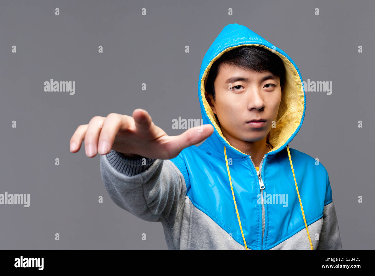 Pointing at Camera Stock Photo - Alamy