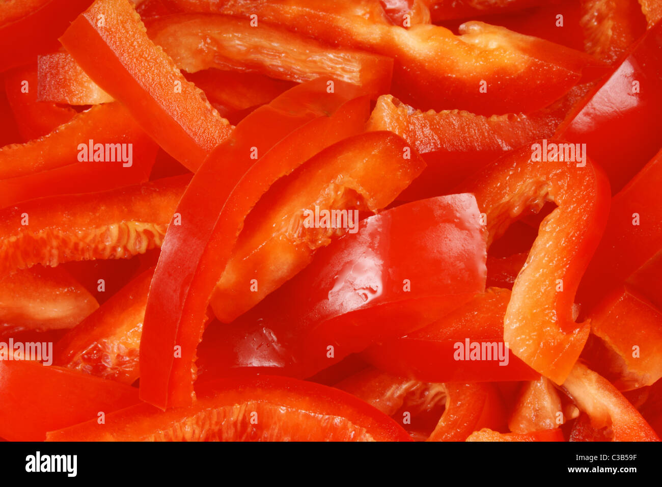 Bell pepper slices hi-res stock photography and images - Alamy