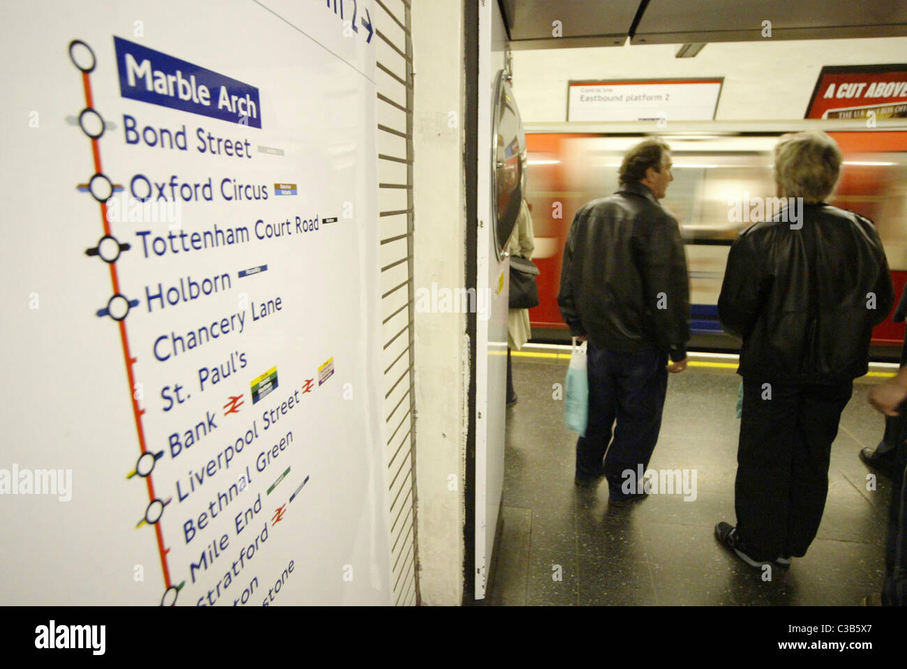 Marble Arch underground station in Central London Stock Photo - Alamy