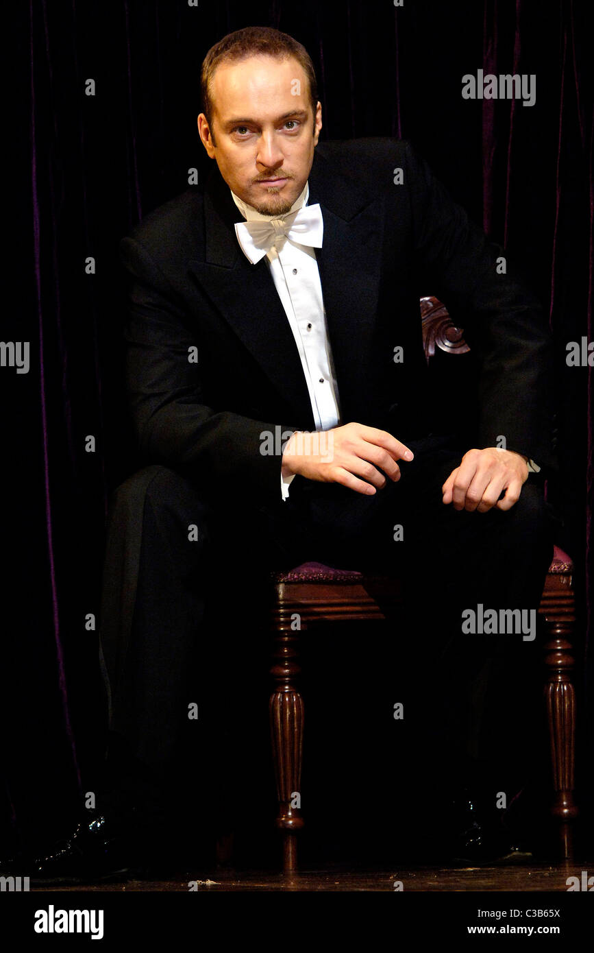 Derren Brown attends a photocall for his show 'Enigma' at the Adelphi ...