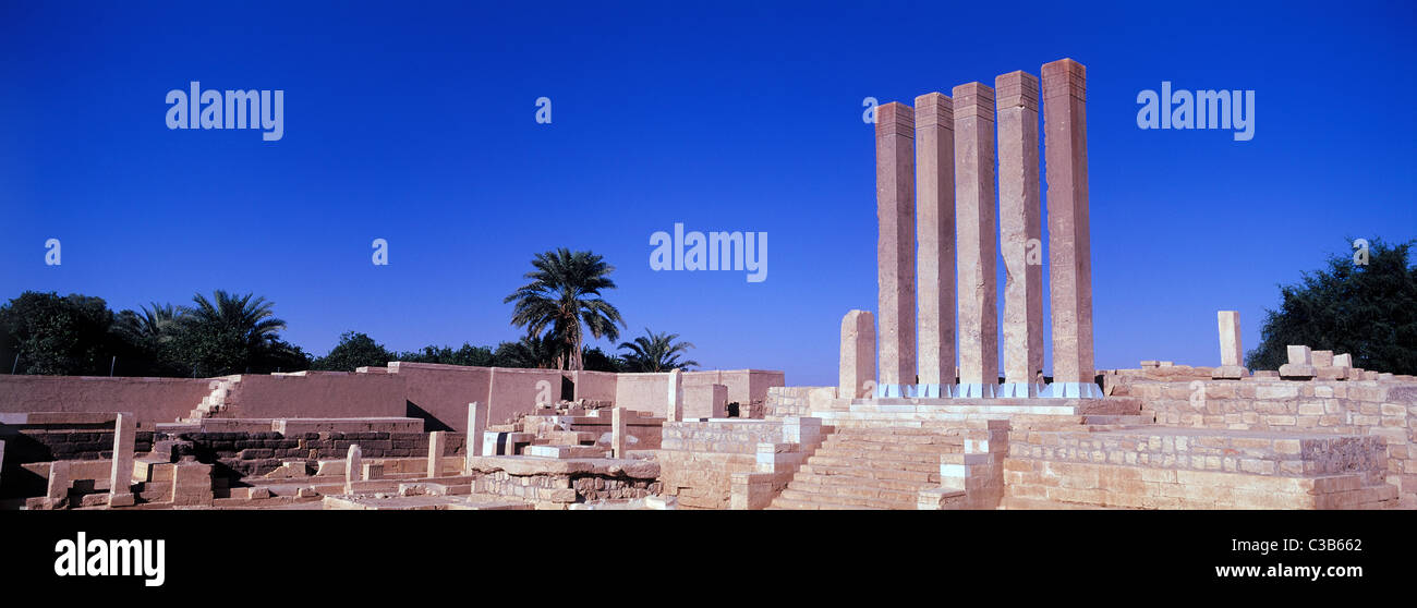 Yemen, Ma'rib, the temple Arsh Bilqis, Queen of Sheba Stock Photo - Alamy