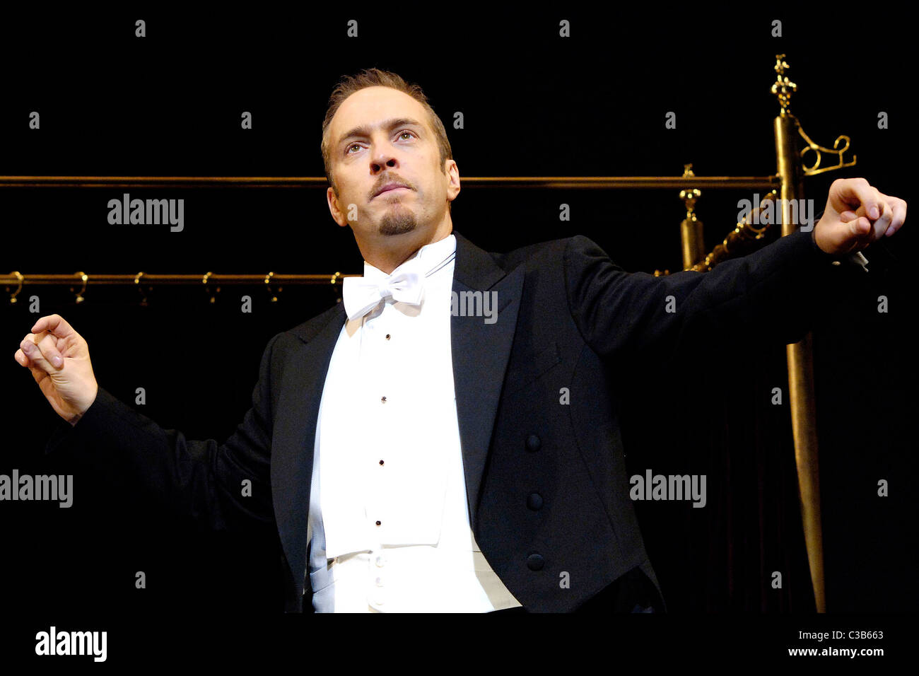Derren Brown attends a photocall for his show 'Enigma' at the Adelphi ...