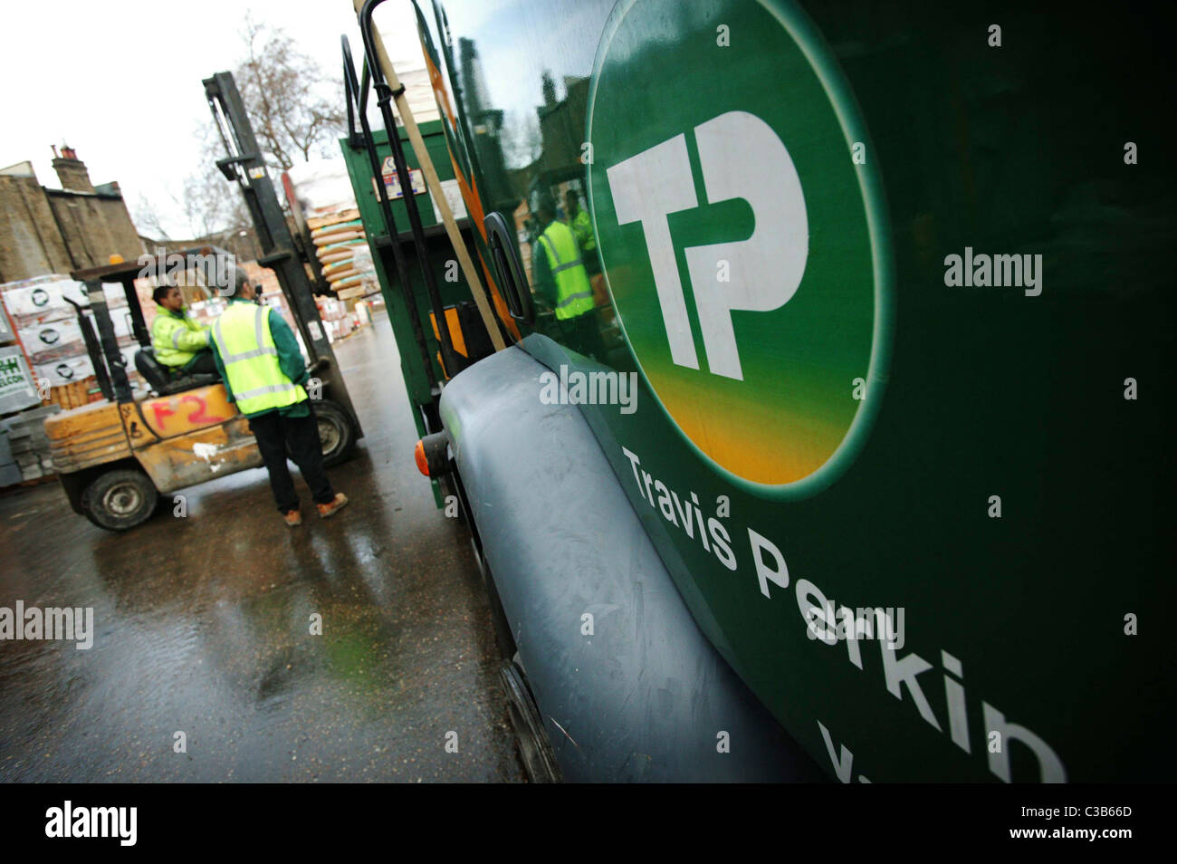 Travis perkins truck hi-res stock photography and images - Alamy