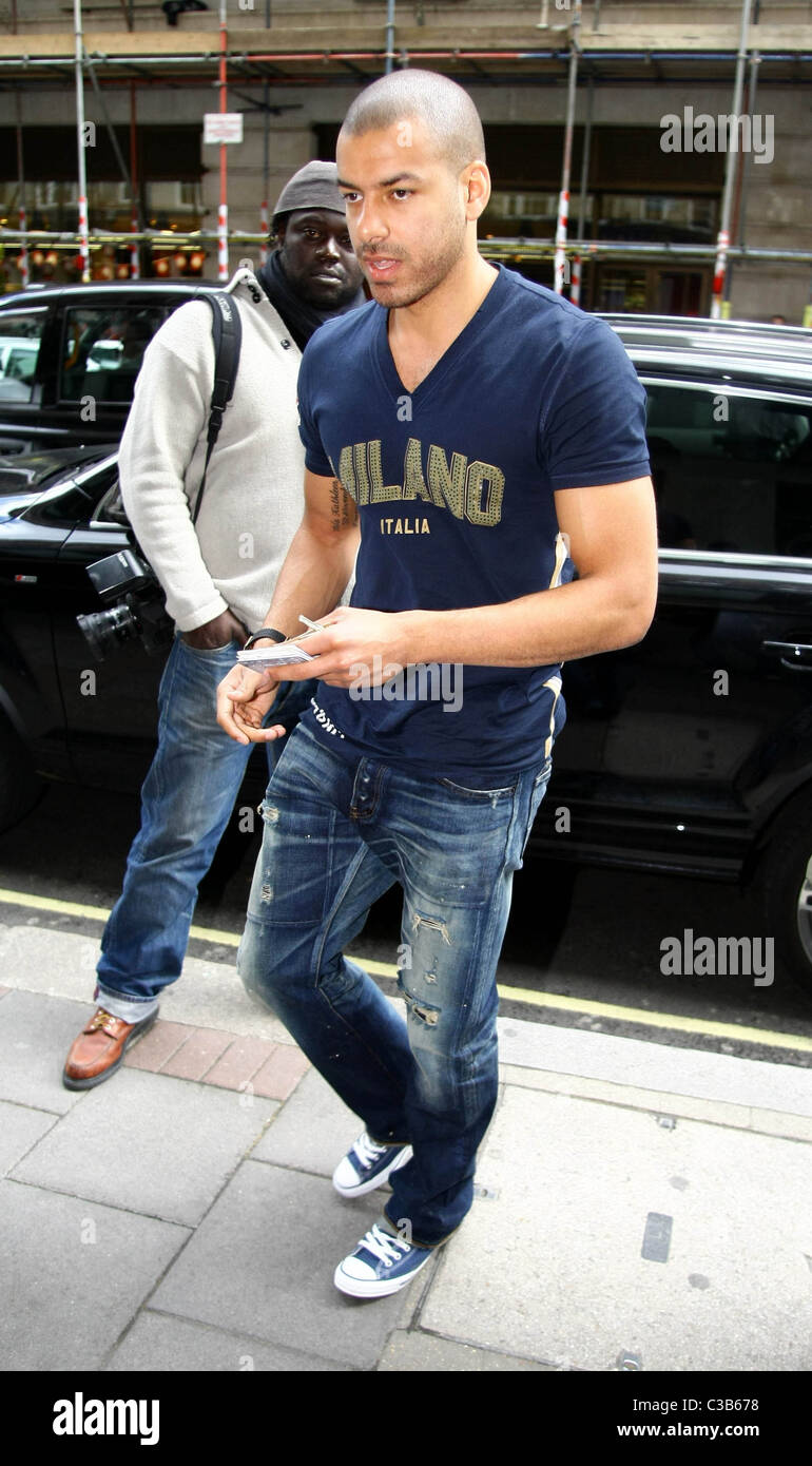 Blackburn Rovers footballer Steven Reid outside the Mayfair Hotel ...