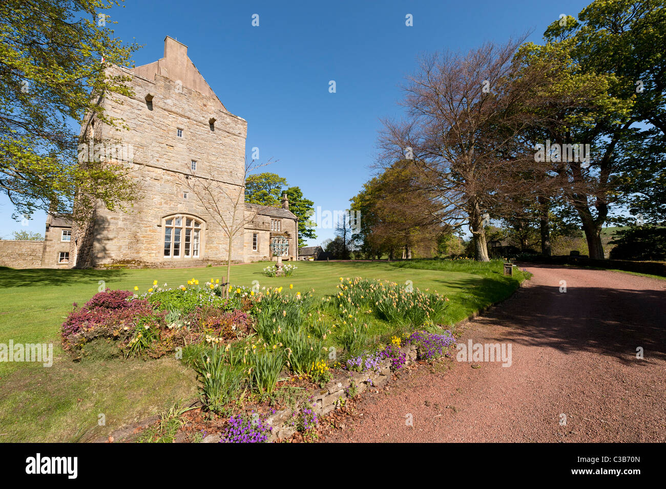Elsdon Tower, Northumberland Stock Photo - Alamy