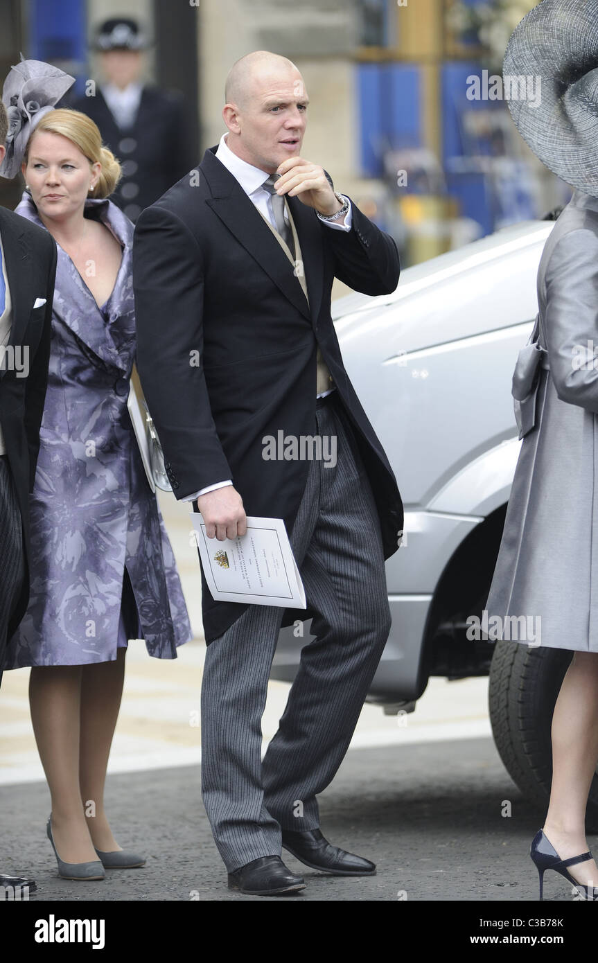 Royal Wedding Westminster Abbey Zara Phillips fiance` Mike Tyndall ...