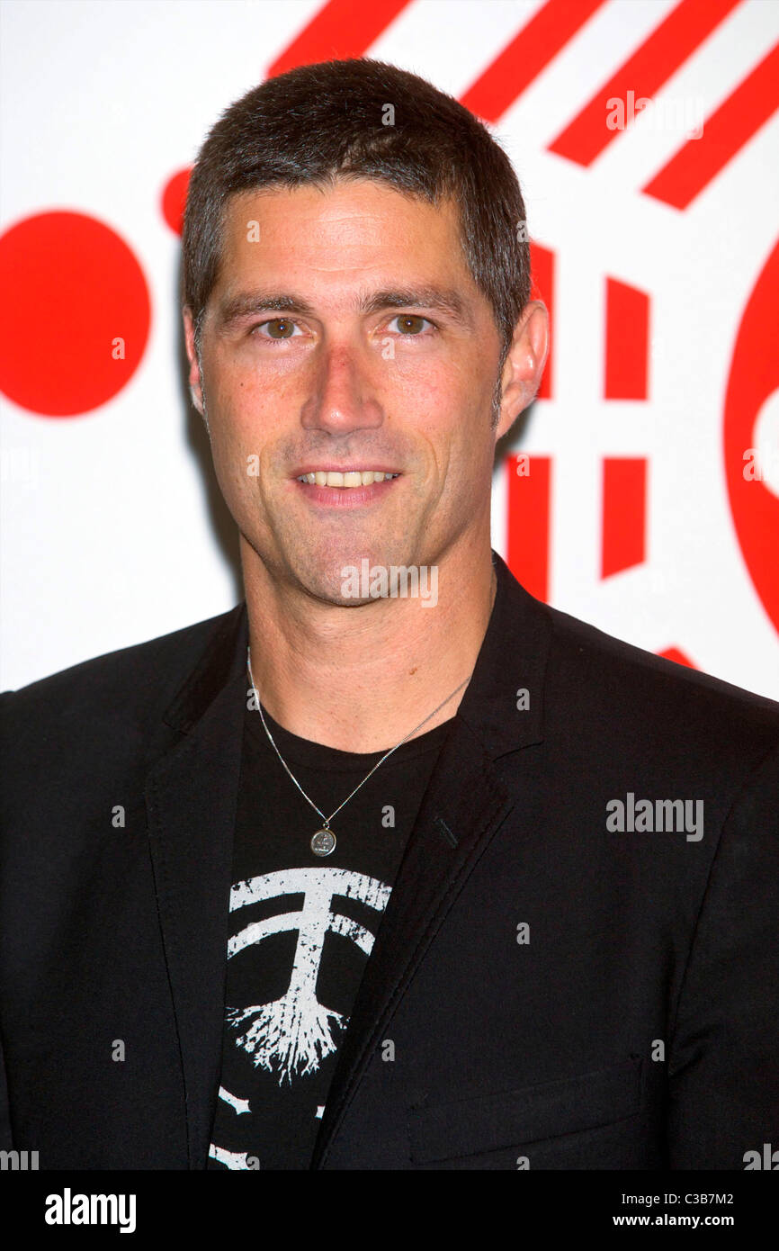 Mathew Fox attends a photocall for the television series 'Lost', held ...