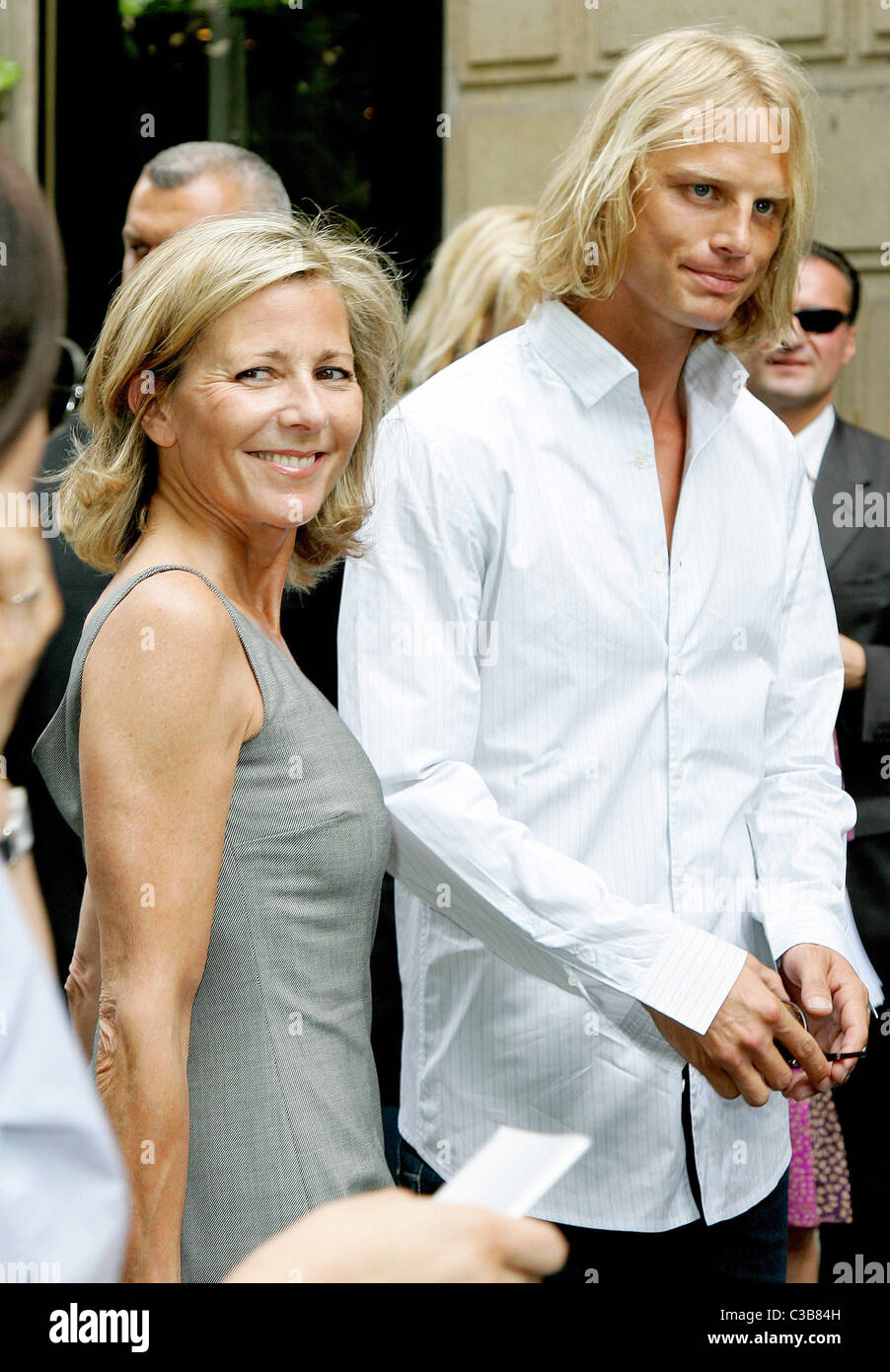 Claire Chazal and Arnaud Lemaire Paris Fashion Week Autumn/Winter 2009 ...