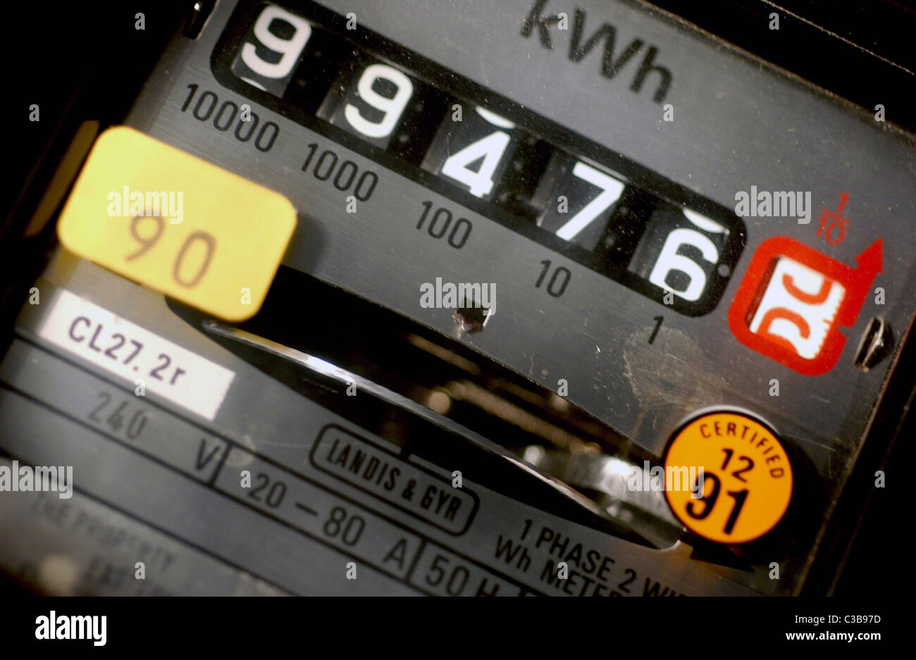 Electromechanical induction meter hi-res stock photography and images ...