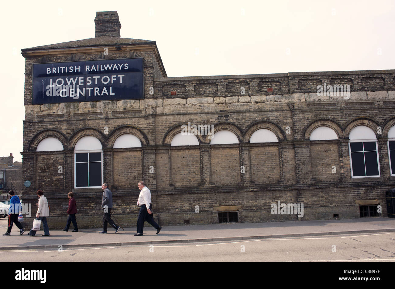 Lowestoft railway station, the most easterly on the entire British rail ...