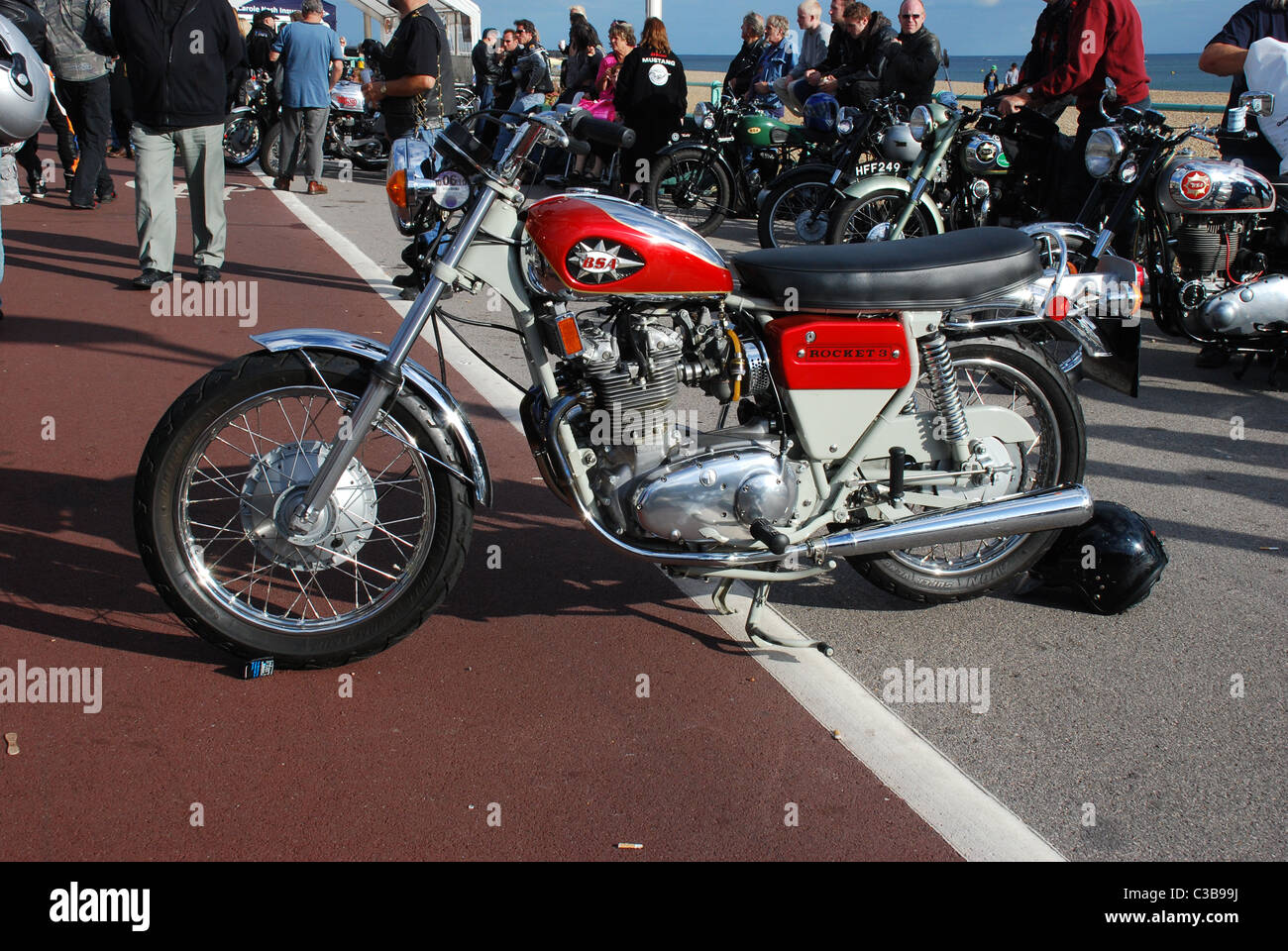 Bsa rocket 3 hi-res stock photography and images - Alamy