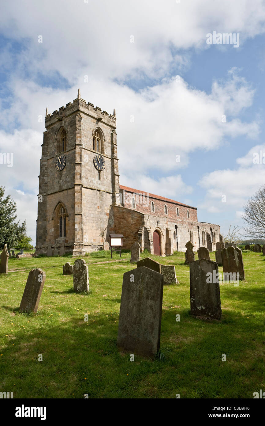 St John the Baptist Church Carnaby Bridlington East Yorkshire Stock ...