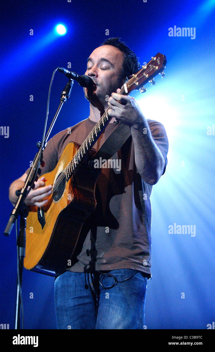Dave Matthews Band performing live in concert at the Heineken Music ...