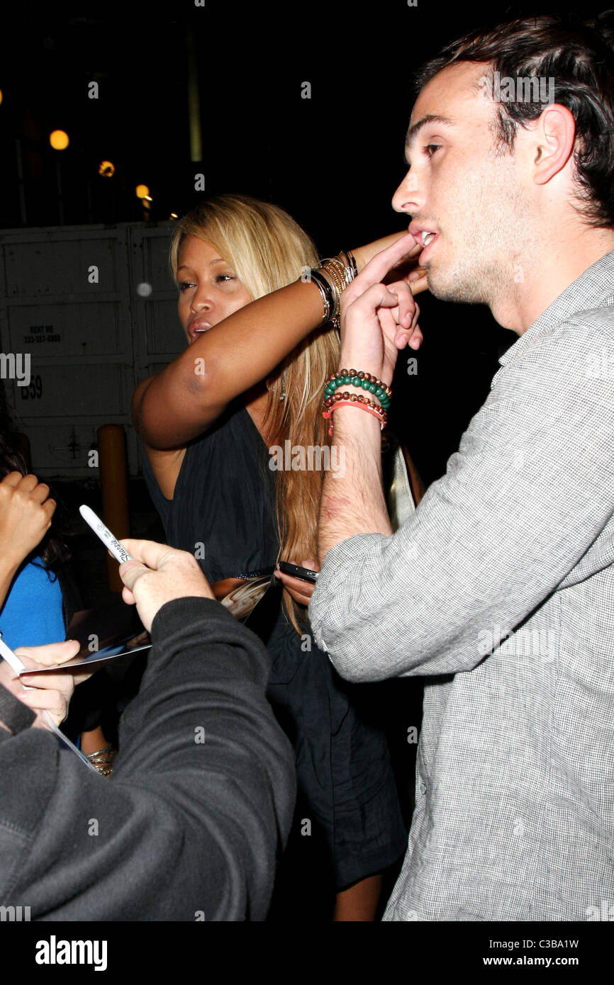 Eve, aka Eve Jihan Jeffers, leaving My House lounge with a male ...