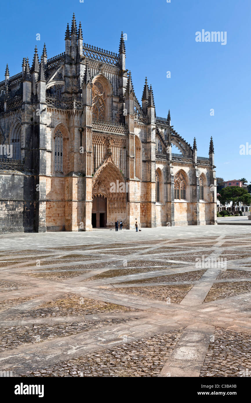 Batalha Monastery façade. Dominican Religious Order. Masterpiece of the ...