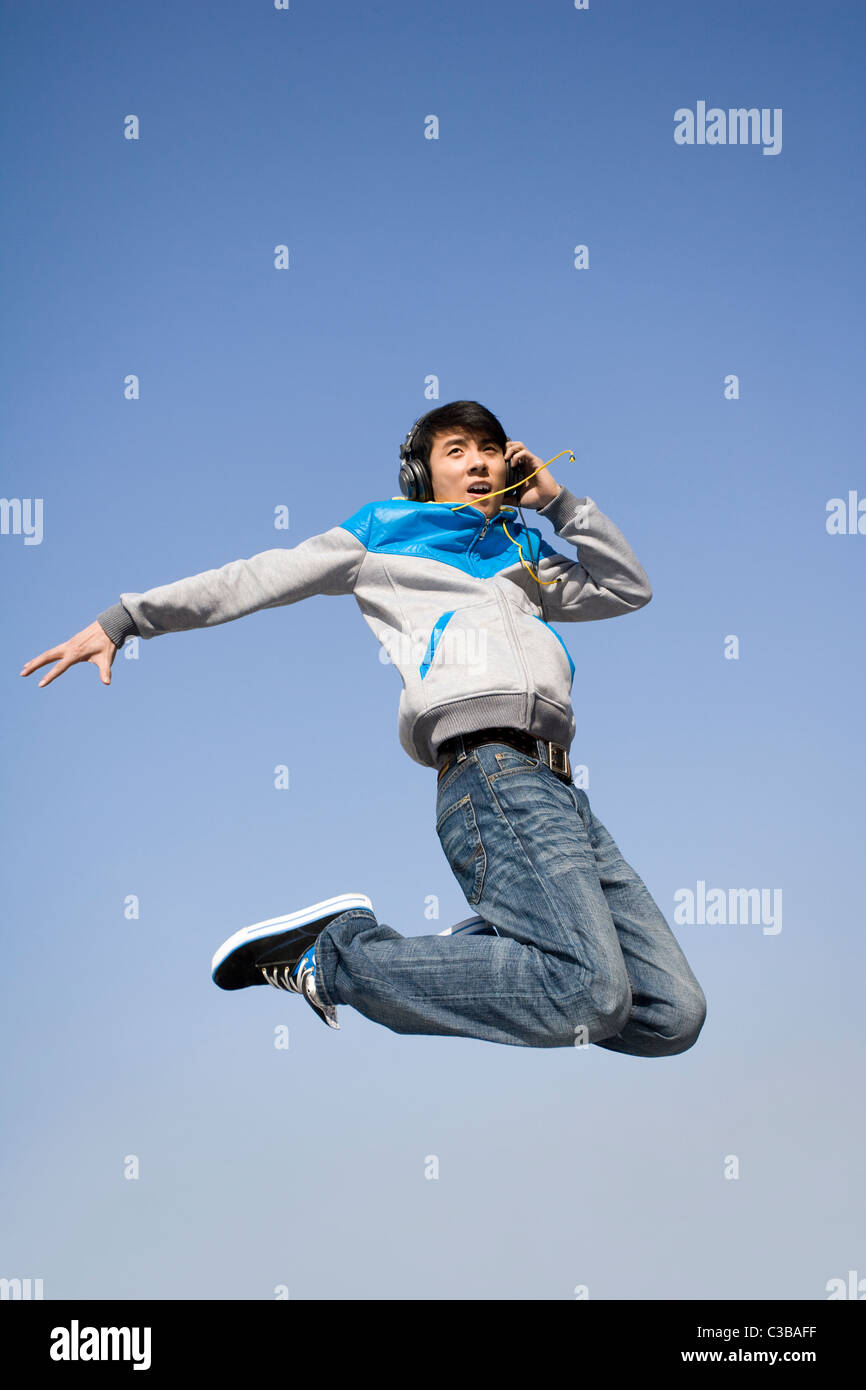 Jumping for Joy Stock Photo - Alamy