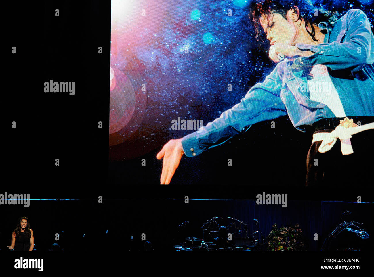 Brooke Shields The memorial service for the King of Pop, Michael ...