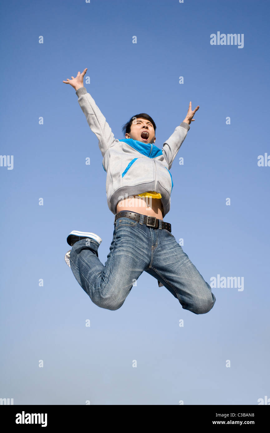 Jumping for Joy Stock Photo - Alamy
