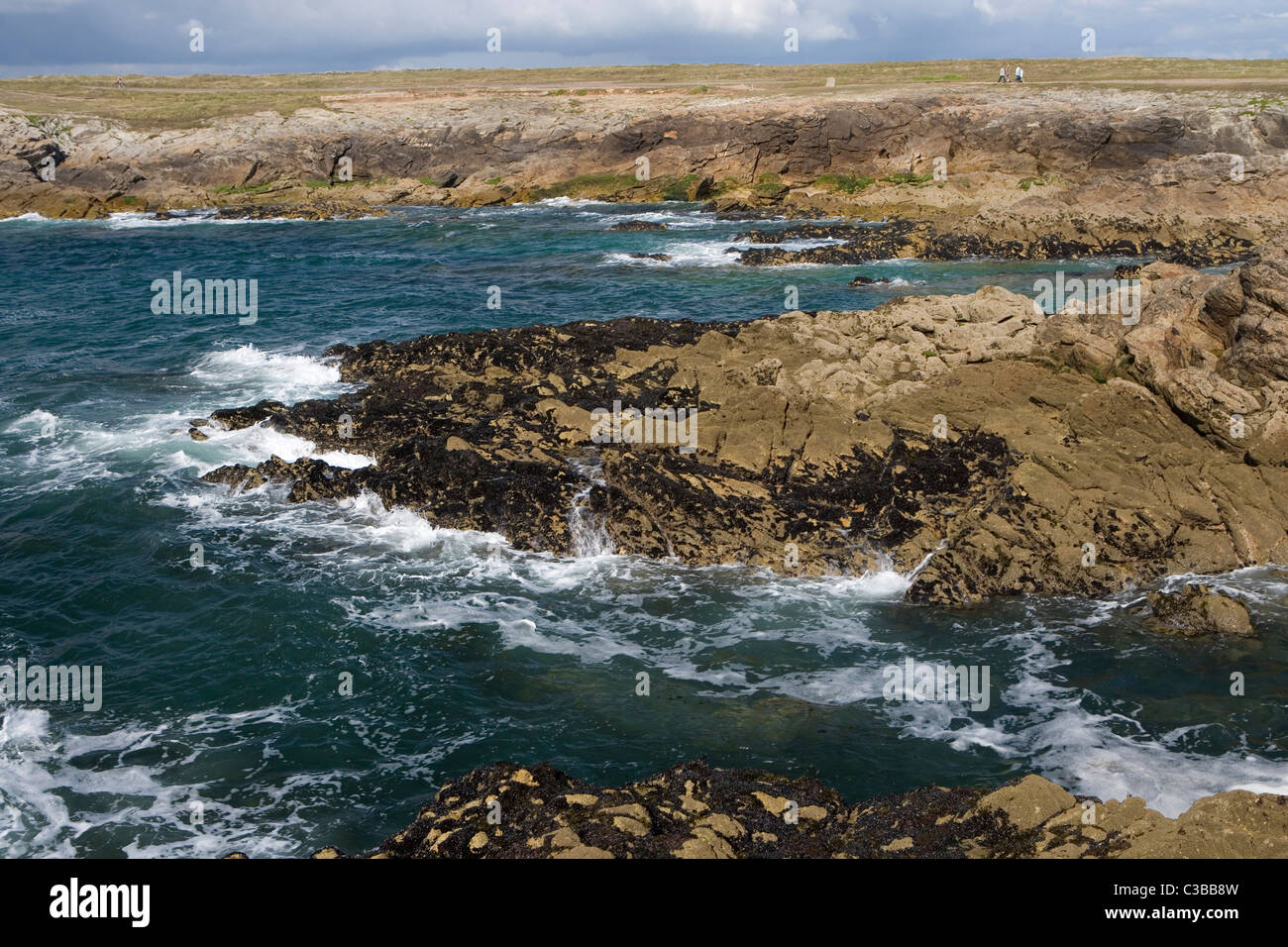France, Brittany, Morbihan, Quiberon, Cote Sauvage Stock Photo - Alamy