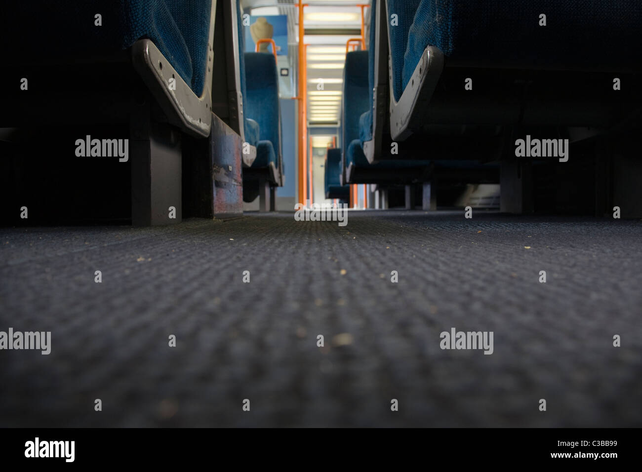 Empty train Stock Photo - Alamy