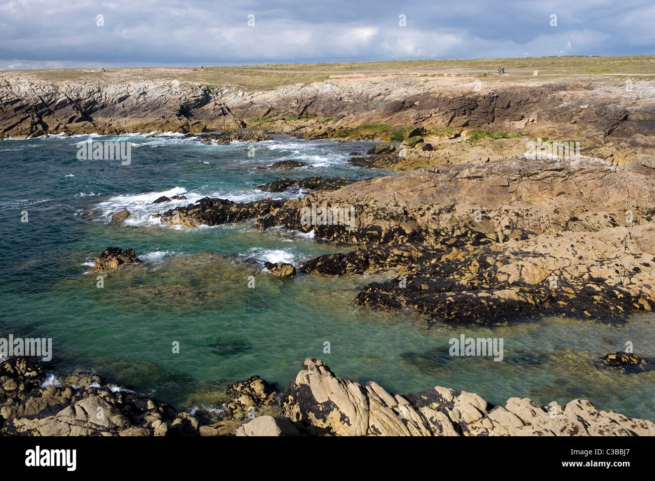 France, Brittany, Morbihan, Quiberon, Cote Sauvage Stock Photo - Alamy