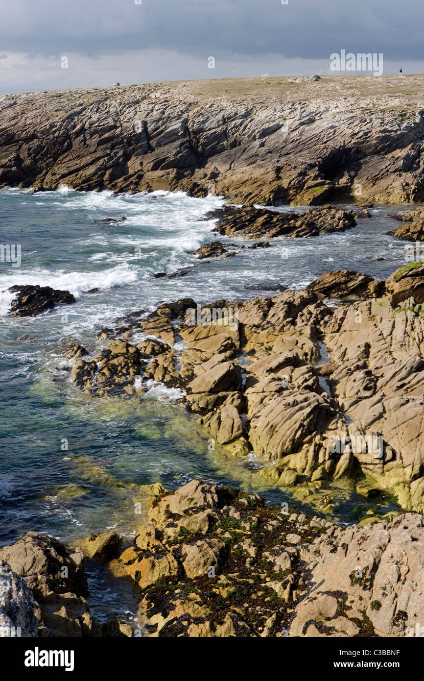 France, Brittany, Morbihan, Quiberon, Cote Sauvage Stock Photo - Alamy