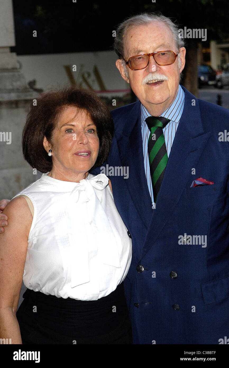 Alan Wicker and wife HarperCollins Summer Party at Victoria & Albert ...
