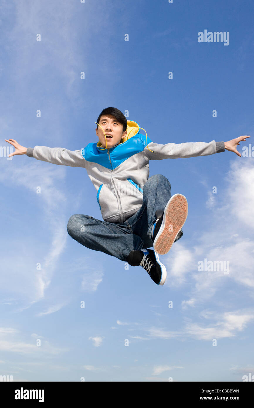 Jumping for Joy Stock Photo - Alamy