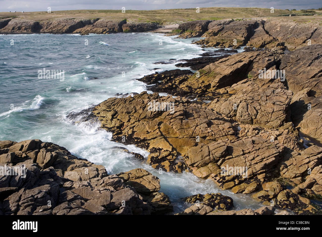 France, Brittany, Morbihan, Quiberon, Cote Sauvage Stock Photo - Alamy