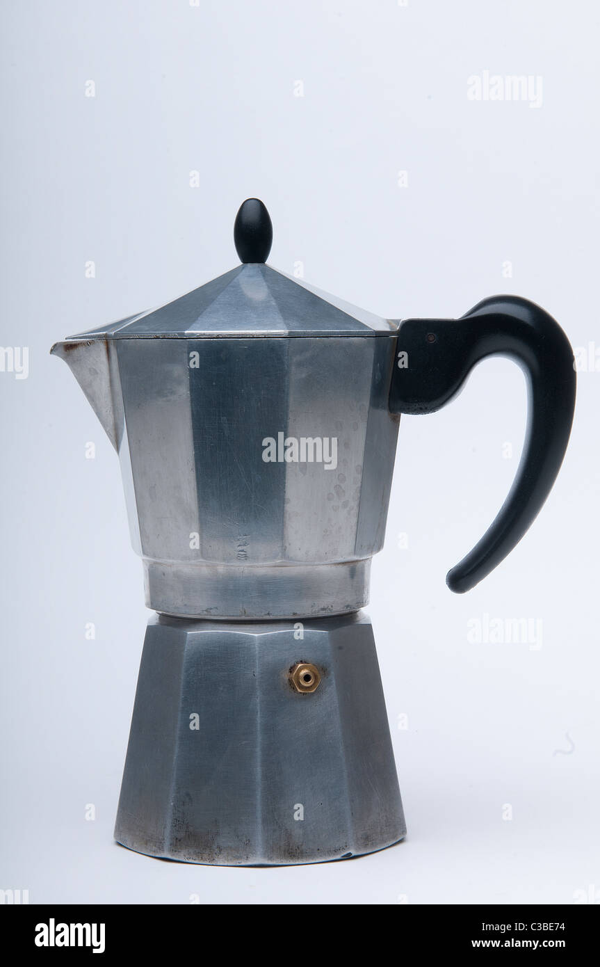 a coffee pot on the table Stock Photo - Alamy