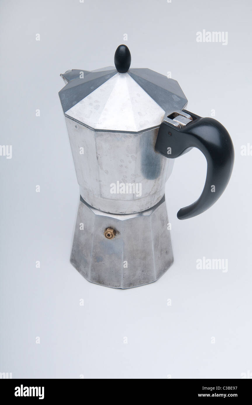 a coffee pot on the table Stock Photo - Alamy