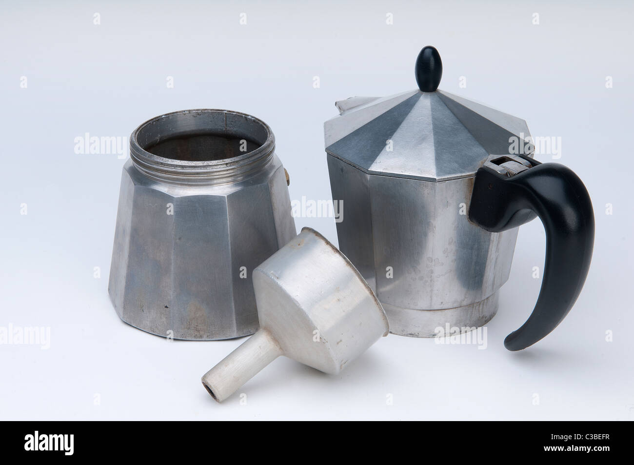 a coffee pot on the table Stock Photo - Alamy