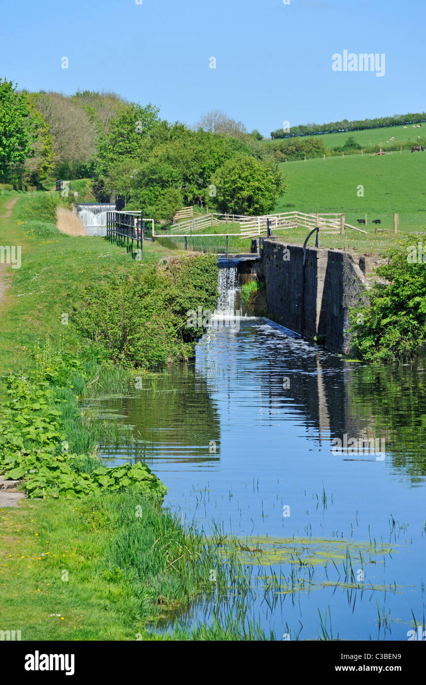 Derelict locks on the Northern Reach of the Lancaster to Kendal canal ...