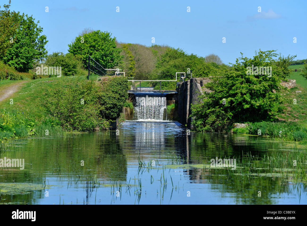 Derelict locks on the Northern Reach of the Lancaster to Kendal canal ...