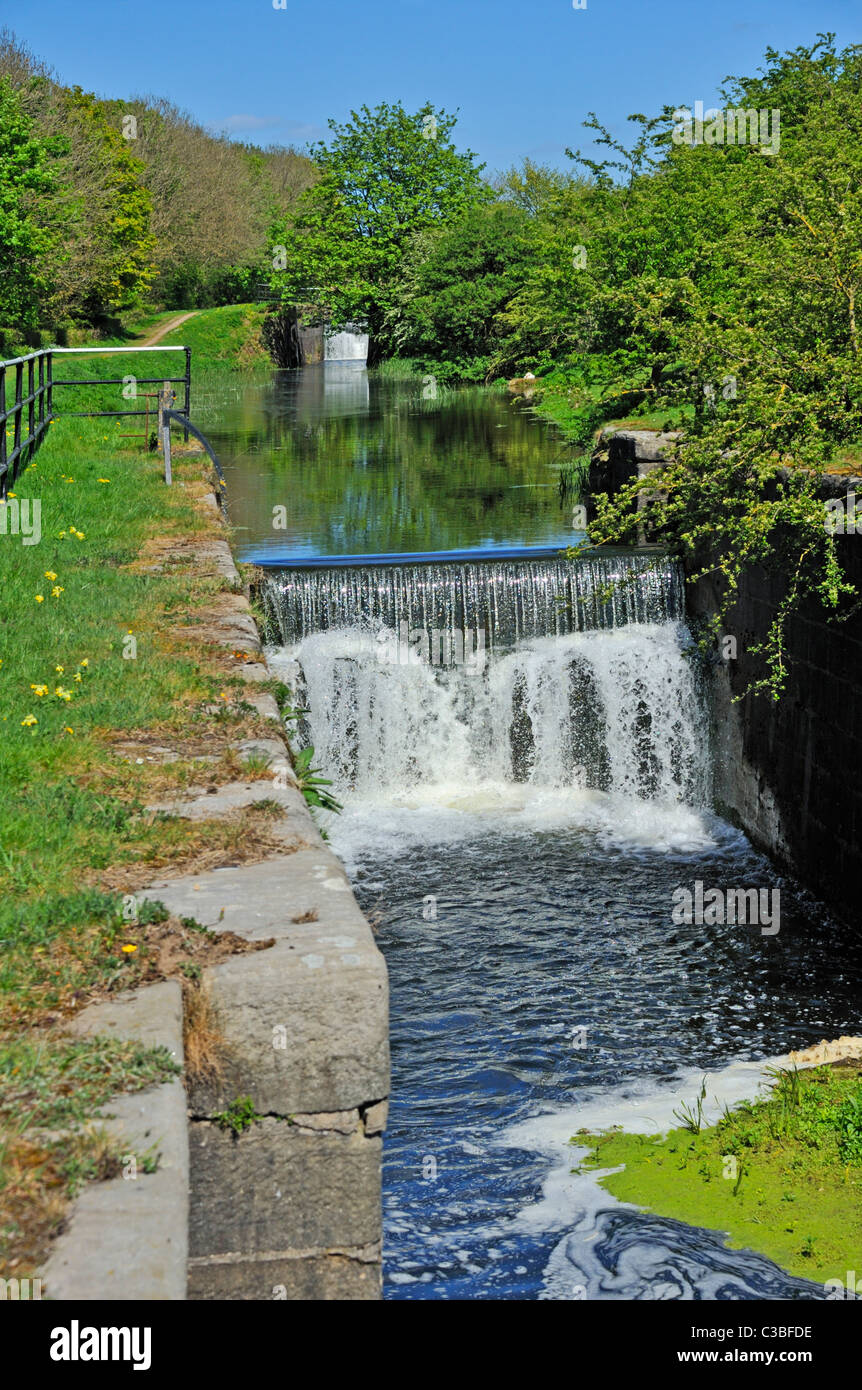 Derelict locks on the Northern Reach of the Lancaster to Kendal canal ...