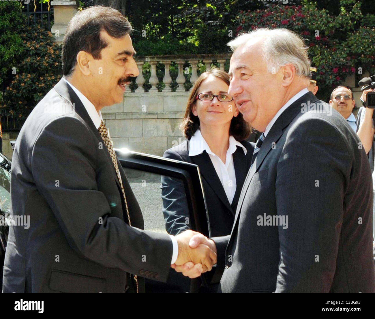 Pakistan prime minister syed yousuf raza hi-res stock photography and ...