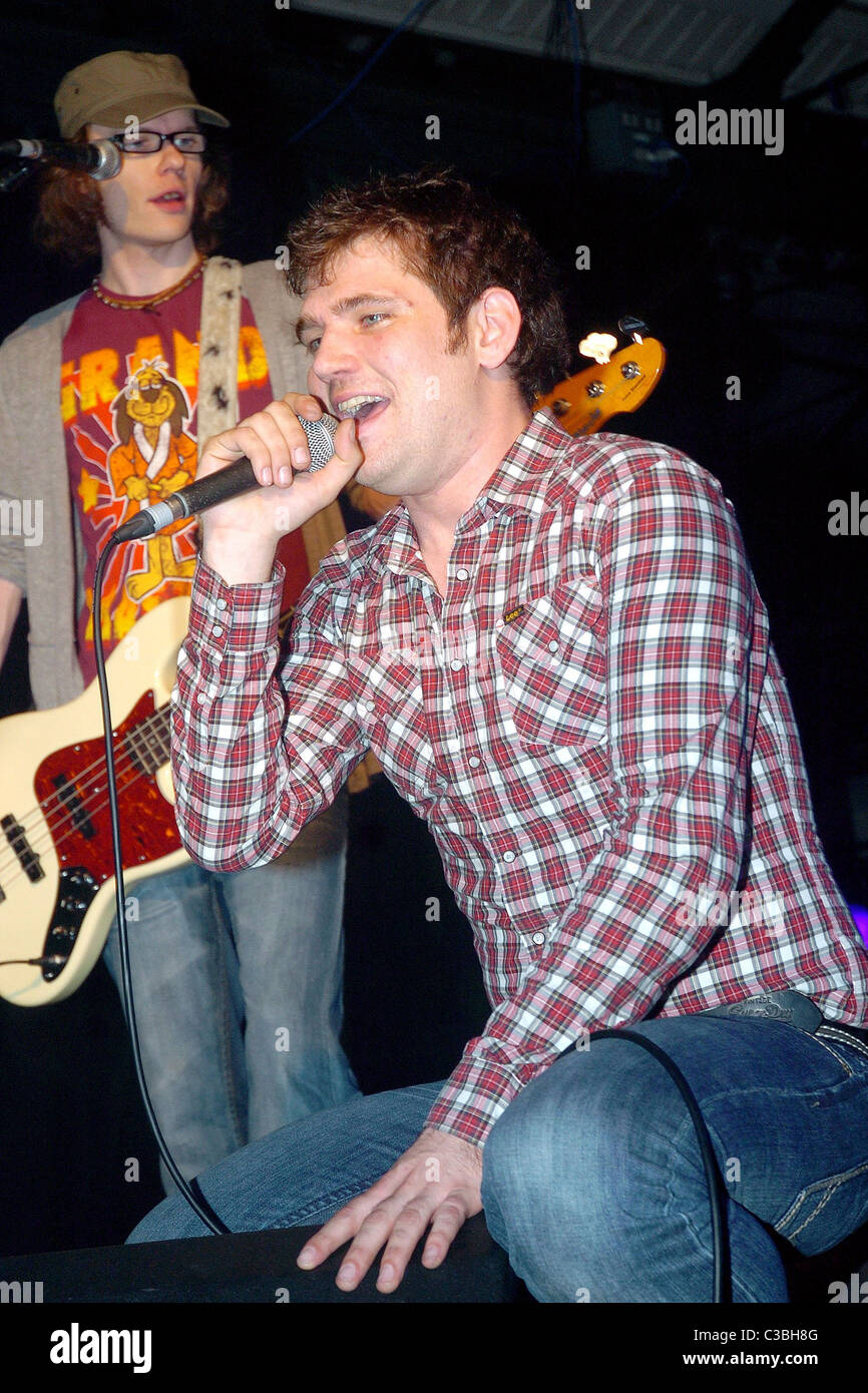 Roy Stride and Greg Churchouse Scouting For Girls perform live at St ...