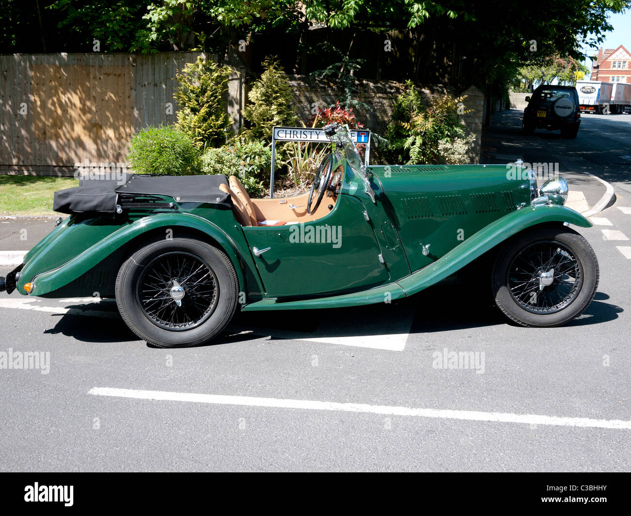 Vintage Singer open top sports car, England, UK Stock Photo - Alamy