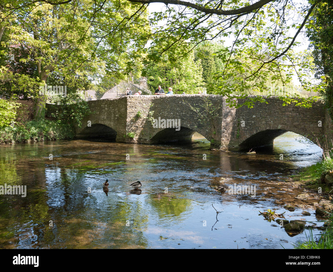 Sheepwash Bridge in the beautiful village of Ashford In The Water ...